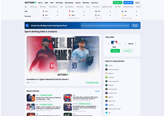 ActionNetwork Review 2025 - Sports Betting Insights & Data